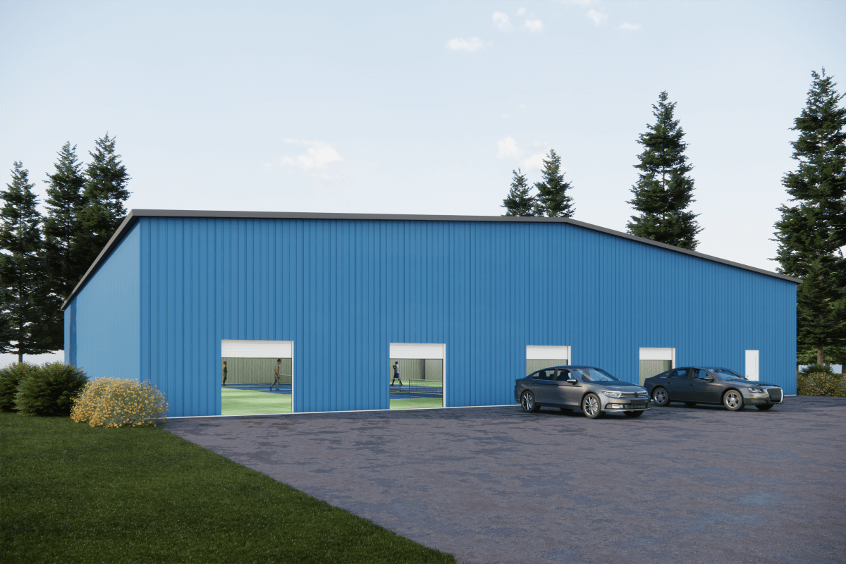 EasyFrame Pickleball Facility Model - Cold Formed Steel Building Models | McElroy Metal